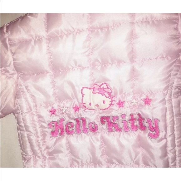 Hello Kitty | Jackets & Coats | Hello Kitty Girls Hood Puffer Jacket Coat Size 2 | Poshmark
